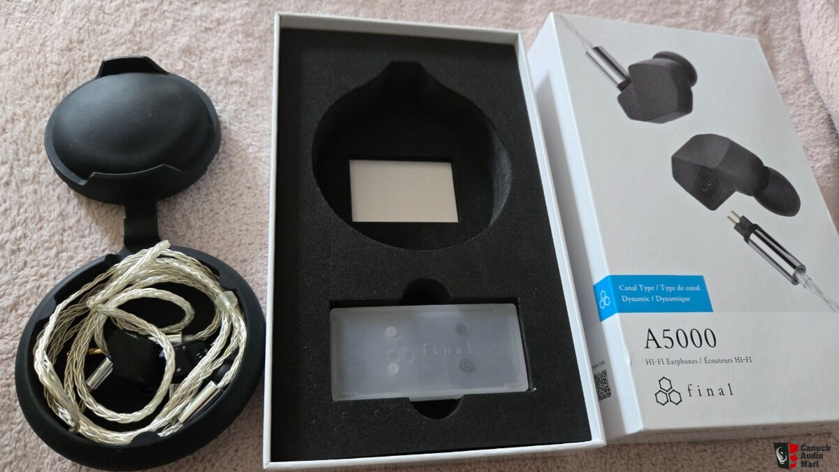 Final Audio A5000 IEM - Mint Condition in Box For Sale - Canuck Audio Mart