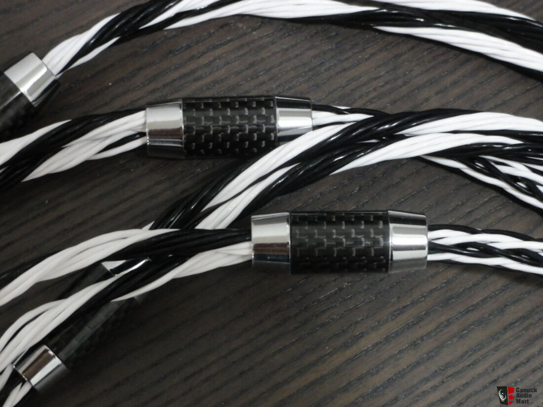 High End Sexy Speaker Cables with Rhodium / Carbon Fiber Buckles and ...