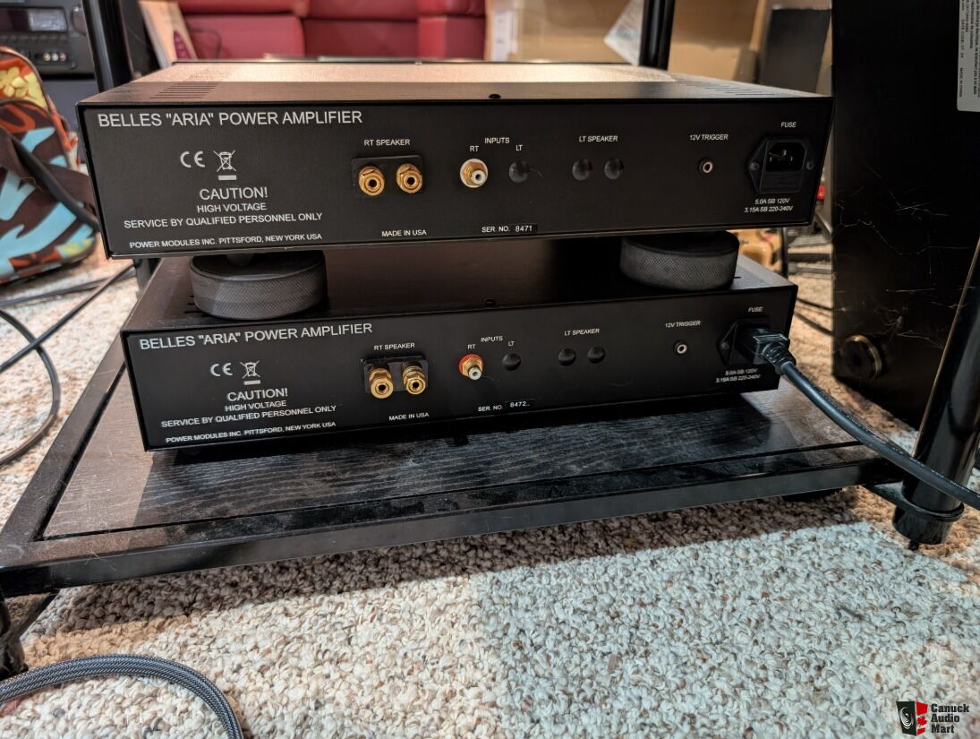 Belles Aria Mono power amplifiers Photo #5813300 - Canuck Audio Mart