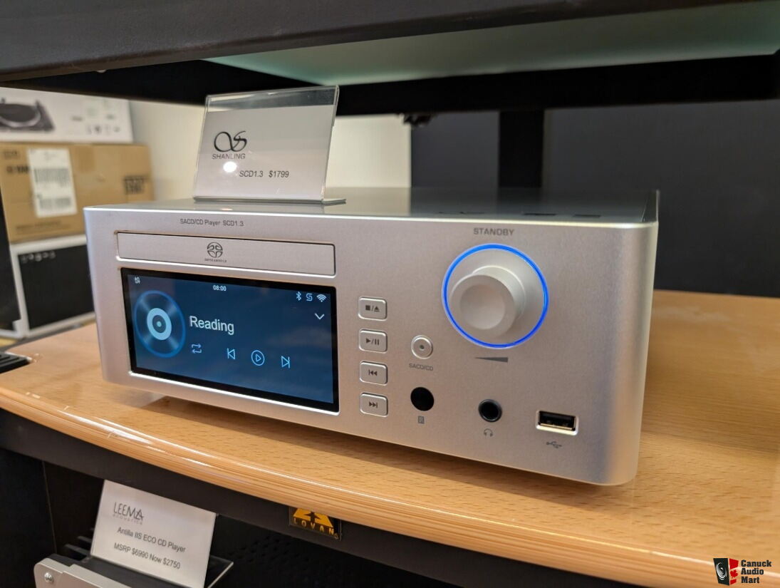 Shanling SCD1.3 SACD CD Player - Silver With Box And Remote Photo ...
