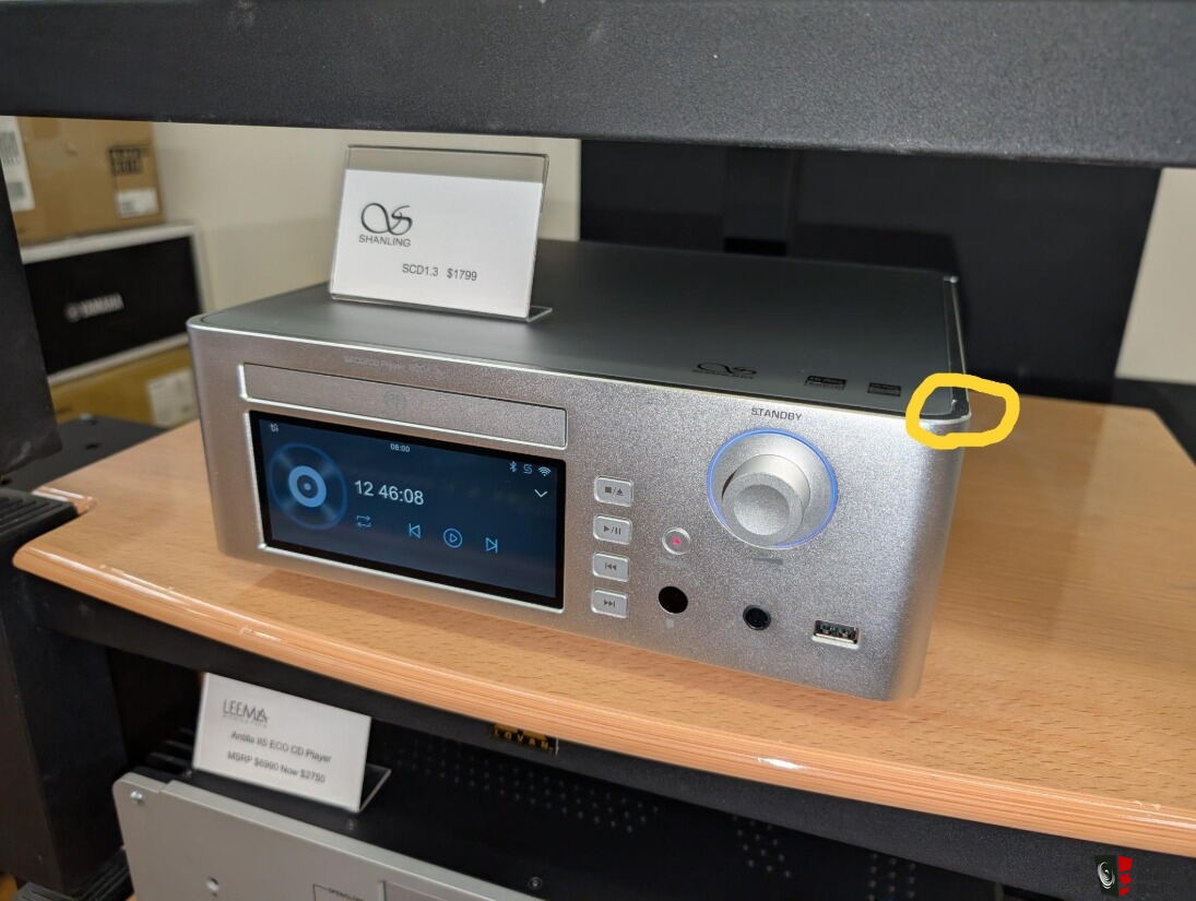 Shanling SCD1.3 SACD CD Player - Silver With Box And Remote Photo ...