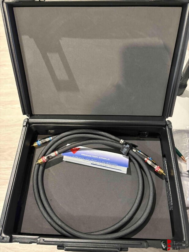 Monster Cable Sigma ME2000 -1 Meter (pair) RCA interconnect For Sale ...