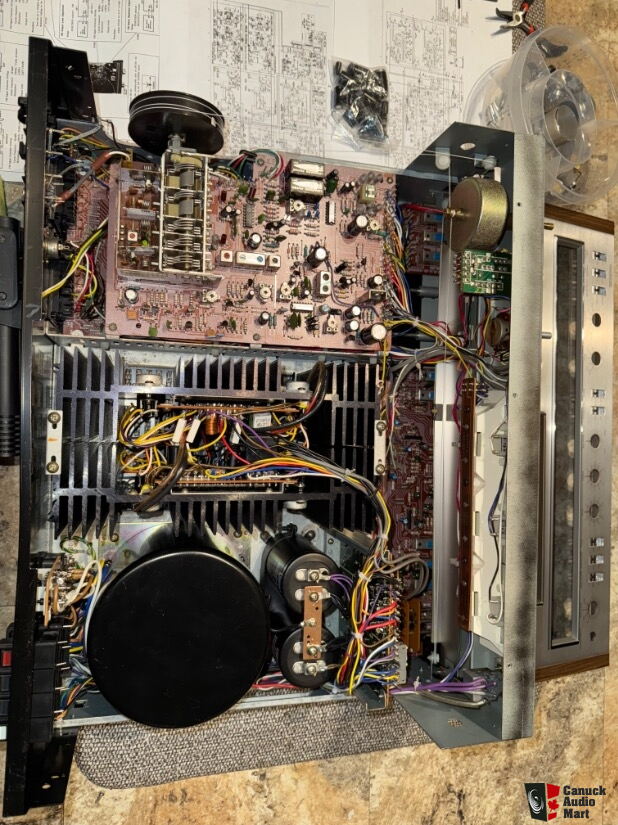 Refurbished 1979 SONY STR-V7 Flagship Receiver Toroidal transformer 150 ...