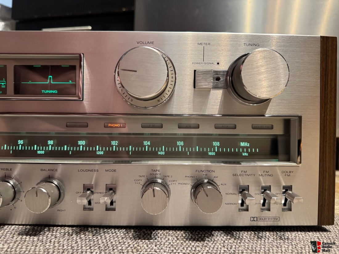 Refurbished 1979 SONY STR-V7 Flagship Receiver Toroidal transformer 150 ...