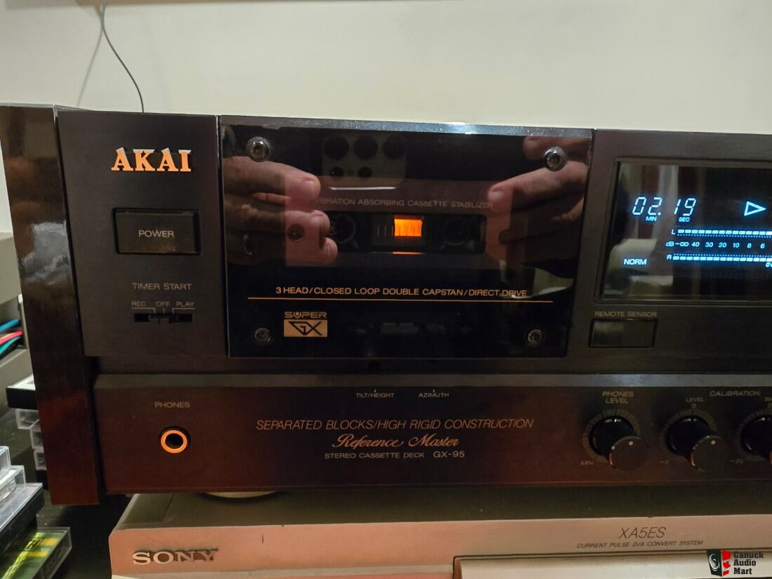 Akai GX-95 Master Reference Stereo Cassette Deck Photo #5775761 ...