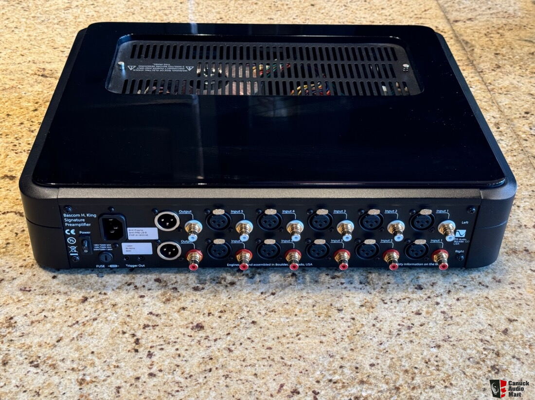 PS Audio BHK Signature Preamplifier (Black) - Tubes 12AU7 Photo ...