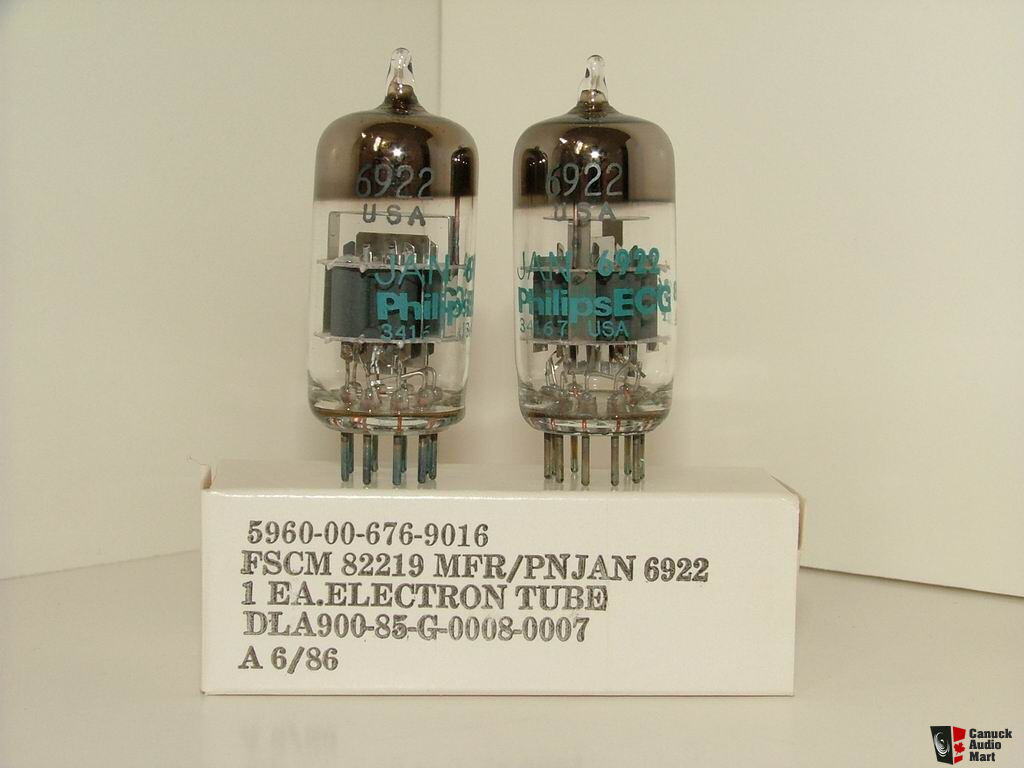JAN Philips NIB/NOS 6922 tubes Photo #582241 - US Audio Mart