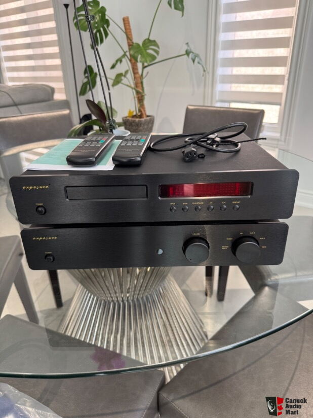 Exposure 2010s integrated amplifier with matching 2010s CD player For ...