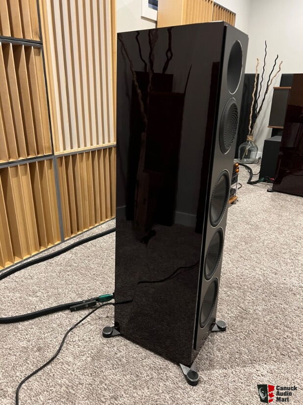 Paradigm Founder 120H Hybrid Floor Standing Speakers in Midnight Cherry ...