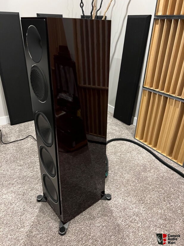 Paradigm Founder 120H Hybrid Floor Standing Speakers in Midnight Cherry ...