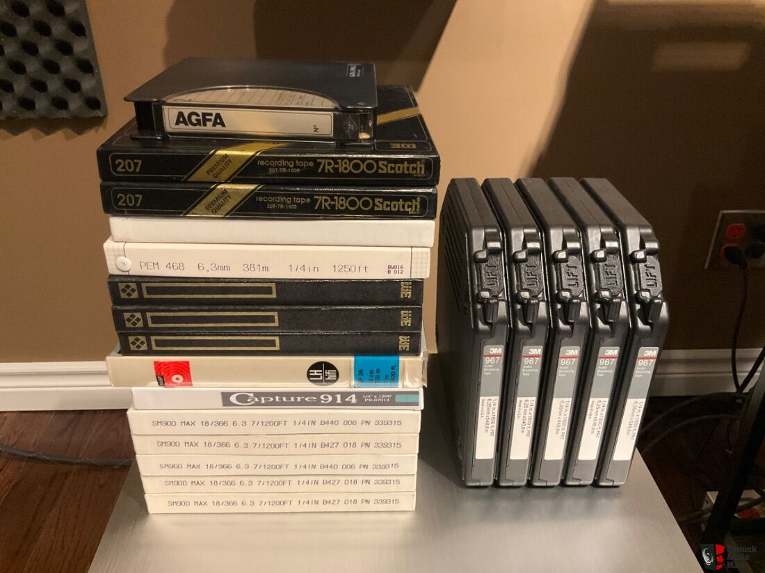 Reel To Reel 7 inch tapes LOT Photo #5826096 - Canuck Audio Mart