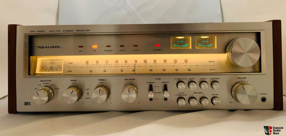 Realistic STA-2000 Stereo Receiver (Japan) For Sale - Canuck Audio Mart