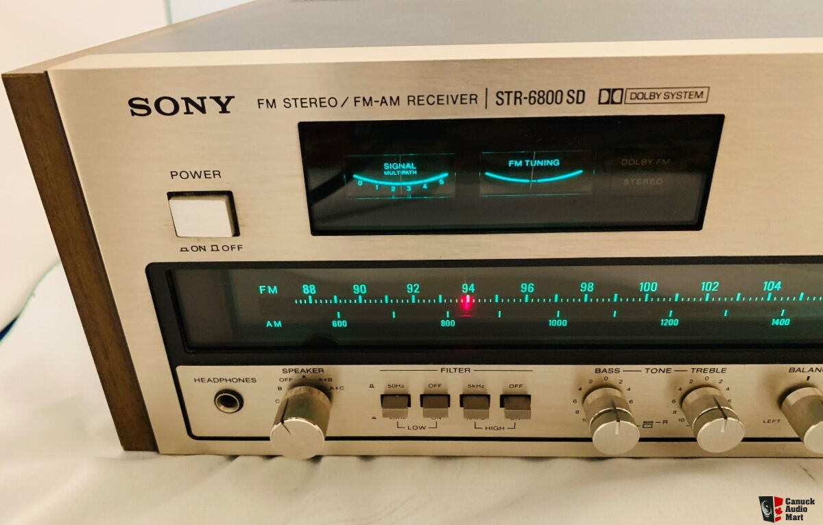 Sony STR-6800SD Stereo Receiver (Japan) For Sale - Canuck Audio Mart
