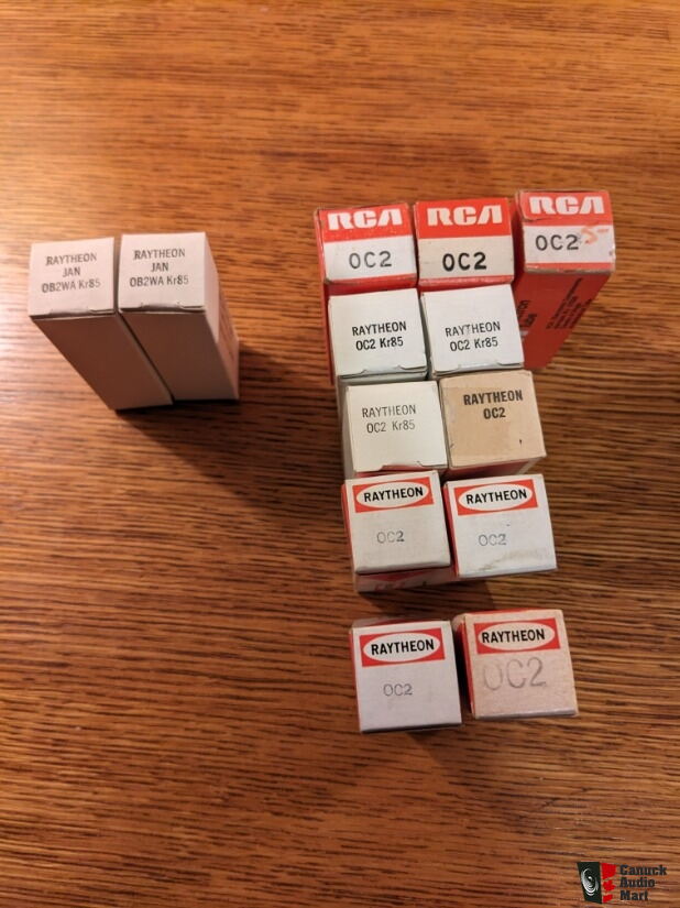 Tubes for Decware Amplifiers: 6P15P-EV, SV83, 0A3, 0C2, 0B2 Photo ...