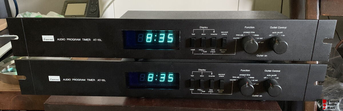 Sansui digital program timer AT-15L - BLACK - full size rack version ...