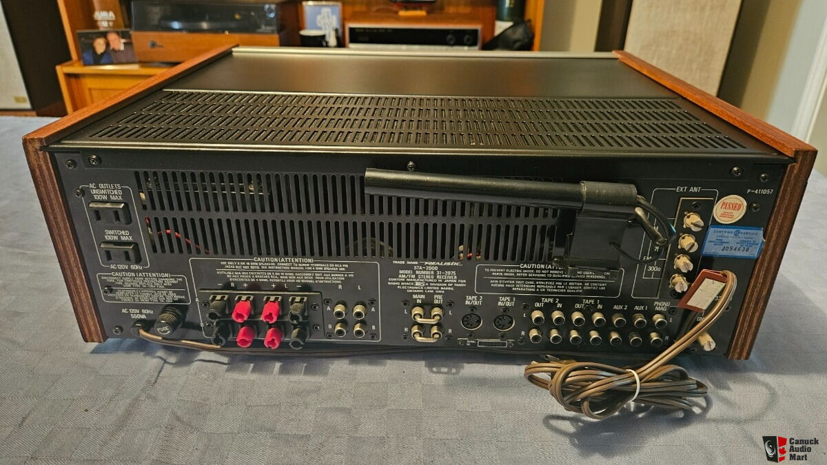 Realistic STA-2000 Vintage Stereo Receiver Photo #5832217 - Canuck ...