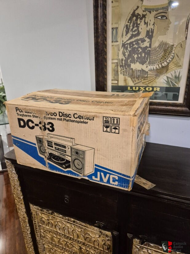 JVC DC 33 Turntable Boombox NOS in BOX Photo #5830588 - Canuck Audio Mart