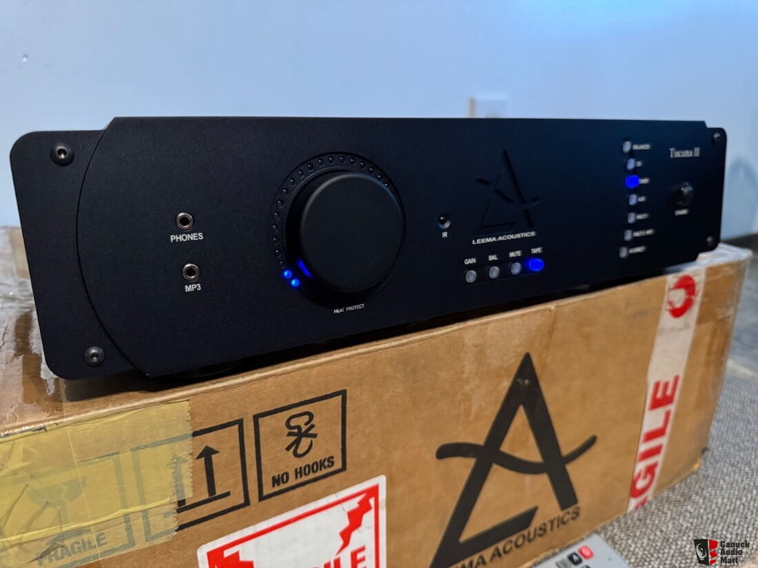 LEEMA ACOUSTICS TUCANA II Integrated amp with remote and box Photo ...