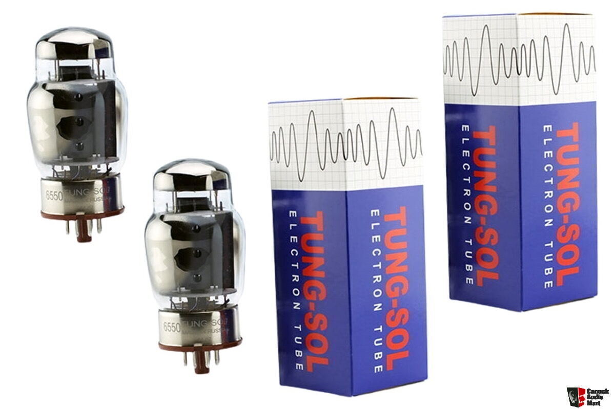 Tung-Sol 6550 Power Pentode Tubes (Matched Pair): NEW-in-BOX; 180 Day ...