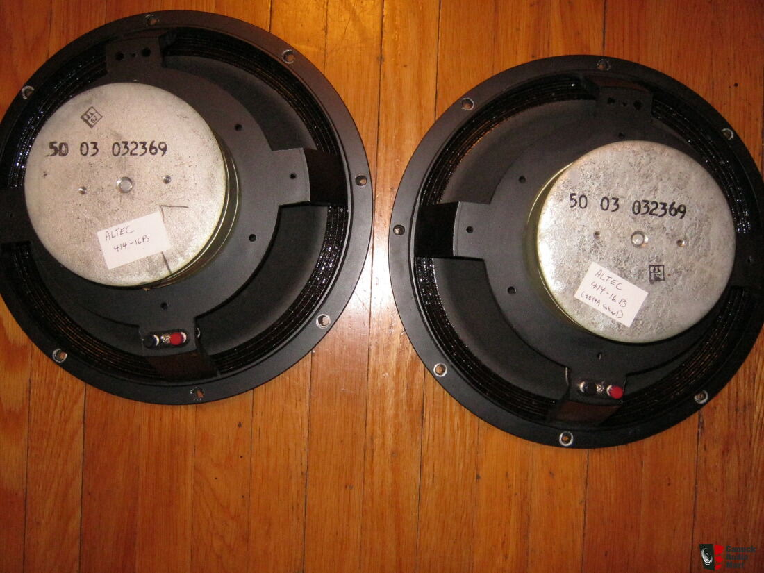 Rare Altec 414-16B woofer pair - excellent condition Photo #5833089 ...