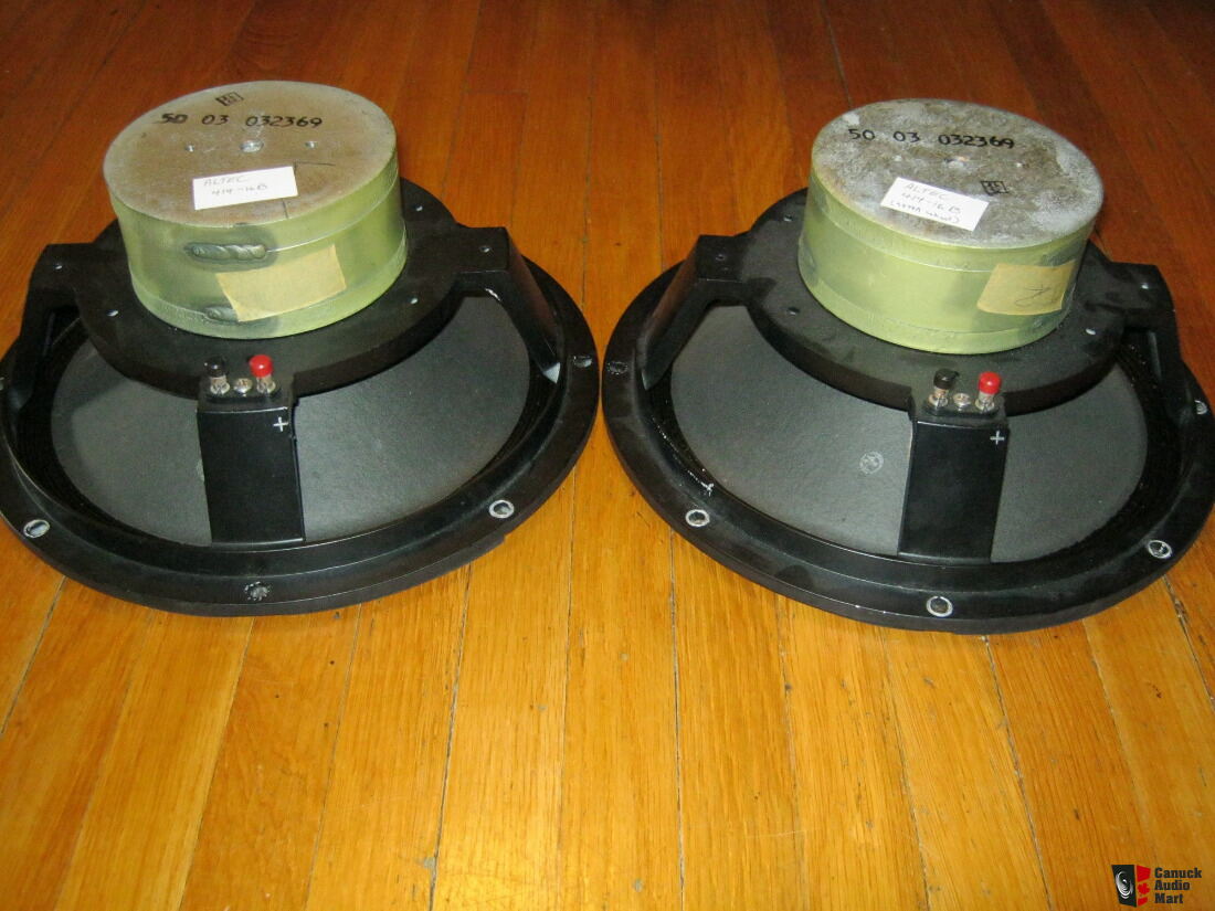 Rare Altec 414-16B woofer pair - excellent condition Photo #5833089 ...