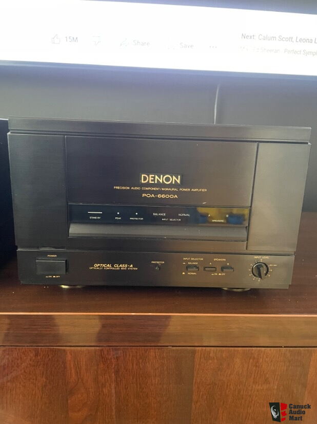Denon poa 6600A (PAIR) Photo #5834777 - Canuck Audio Mart