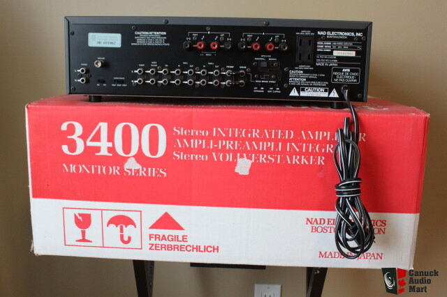 NAD 3400 Integrated Amplifier Photo #583718 - US Audio Mart