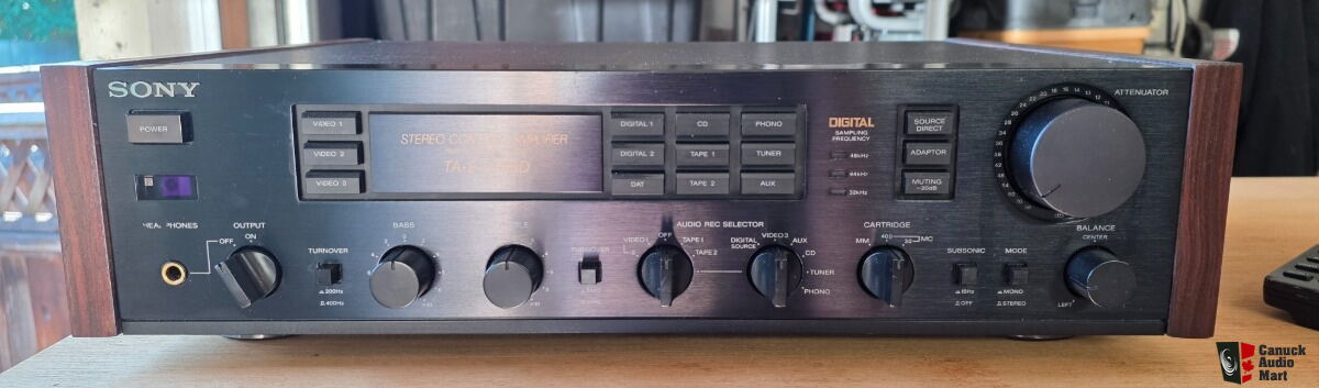 Sony TA-E77ESD Stereo Control Pre Amplifier For Sale - Canuck Audio Mart