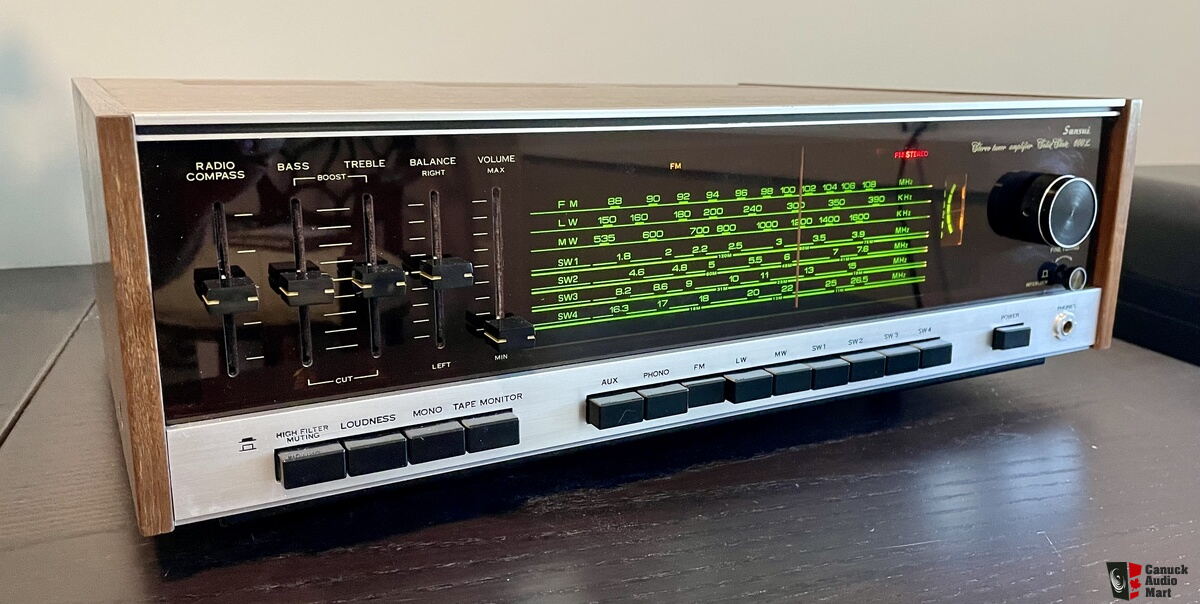 Sansui Solid State 600L 7 Bands Stereo Tuner Amplifier Photo #5841196 ...