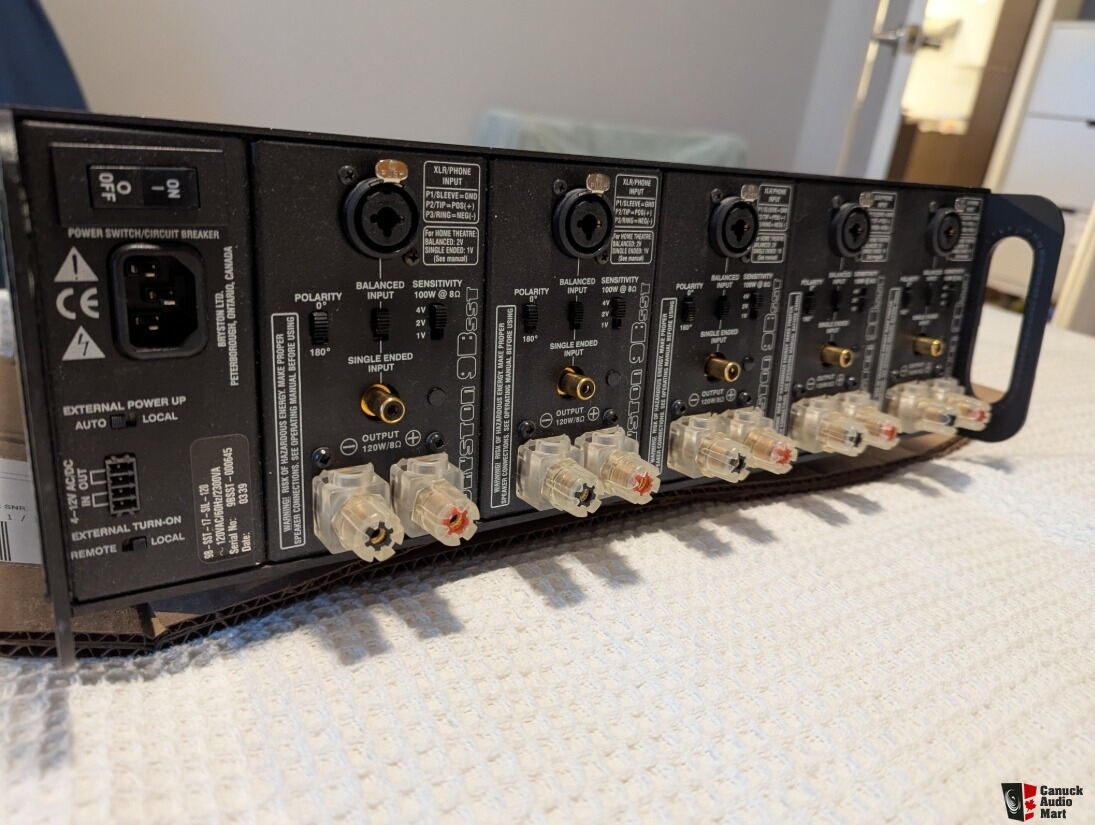 Bryston 9B SST Power Amp 140w/ch x 5 Photo #5841643 - Canuck Audio Mart
