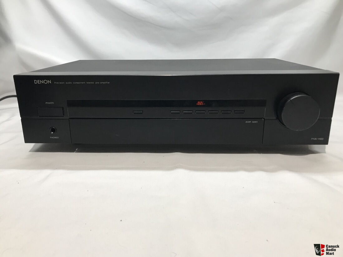 Denon PRA-1100 Stereo Pre Amplifier Serviced Excellent Photo #5844807 ...
