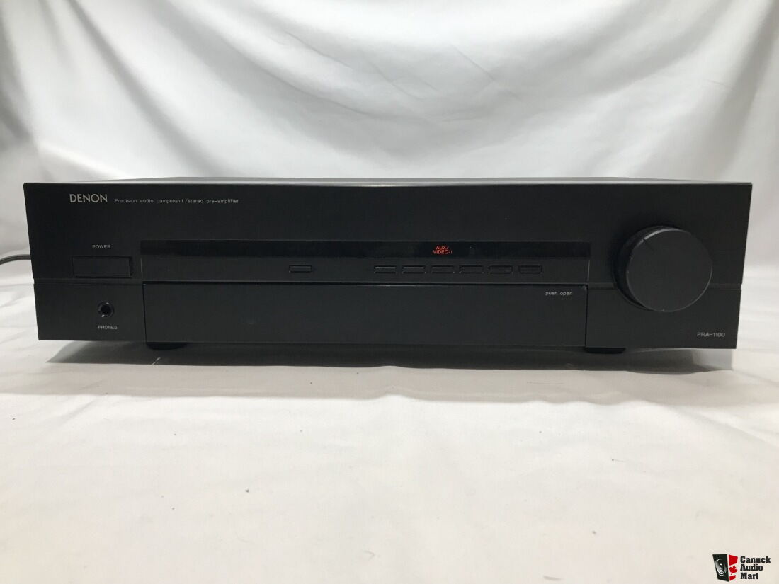 Denon PRA-1100 Stereo Pre Amplifier Serviced Excellent Photo #5844807 ...