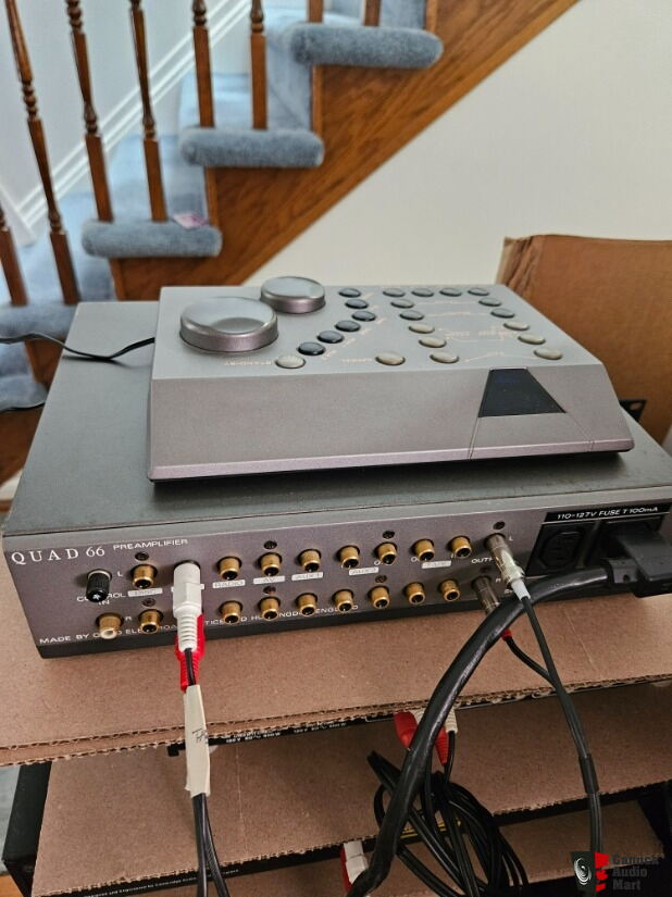 Quad 66 Stereo Preamplifier with Remote Control Panel Photo #5848111 ...