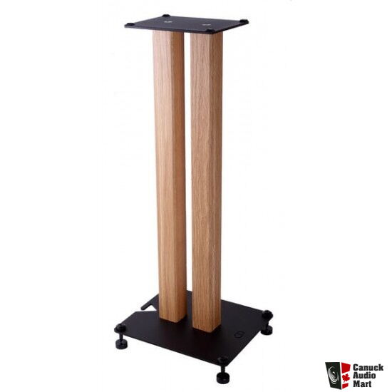 Custom Design SQ402 Speaker Stands // 1pr Mahogany & 1pr Walnut Dealer ...