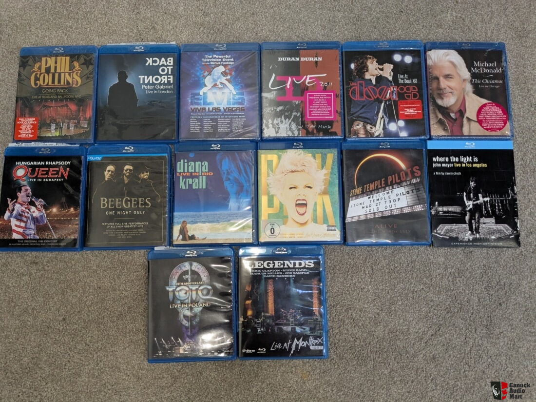 Various Blu-Ray Concert Titles For Sale - Canuck Audio Mart