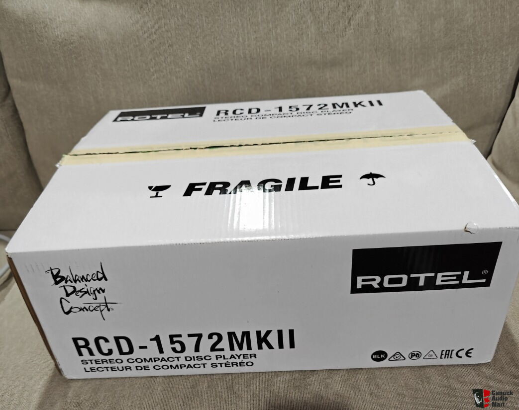 Rotel RCD-1572 MK II CD Player (Black) Photo #5856789 - Canuck Audio Mart