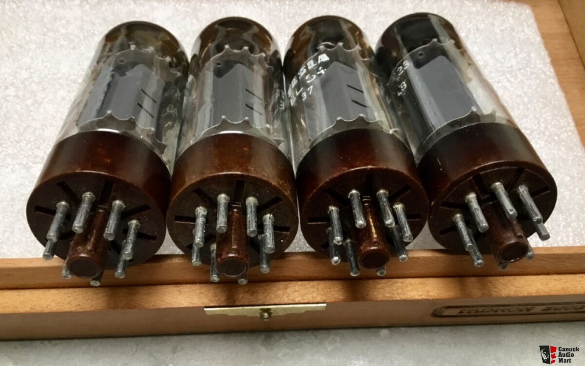 Tesla Brown Base EL34 Vintage Vacuum Tubes - Quad Photo #5856818 ...