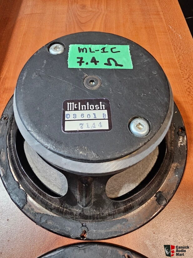 Used Original McIntosh 8" Midranges- 36-018 (ML-1C, etc.) Photo ...