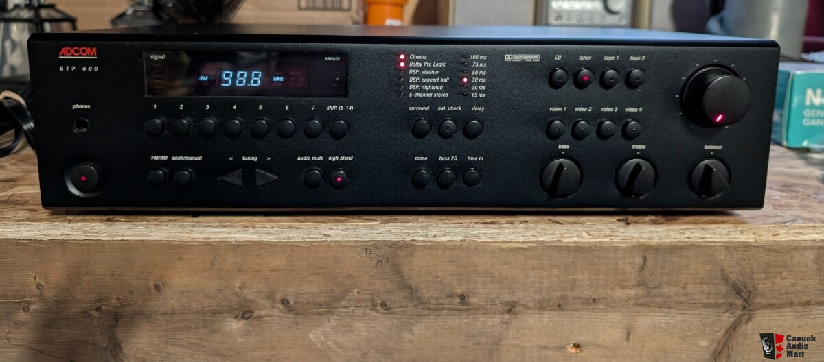 Adcom GTP 600 pre amplifier Photo #5858823 - Canuck Audio Mart