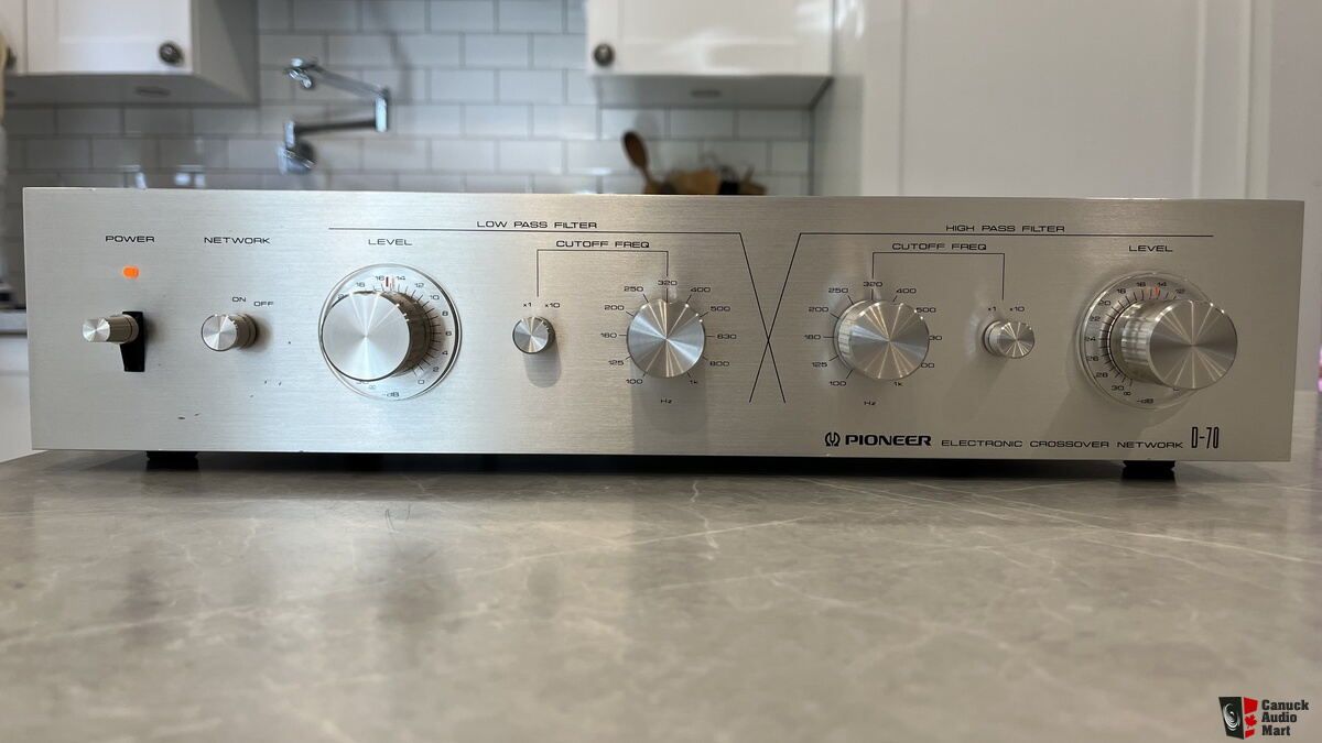 Pioneer d70 HI-FI crossover Preamplifier,,rare and perfect working ...