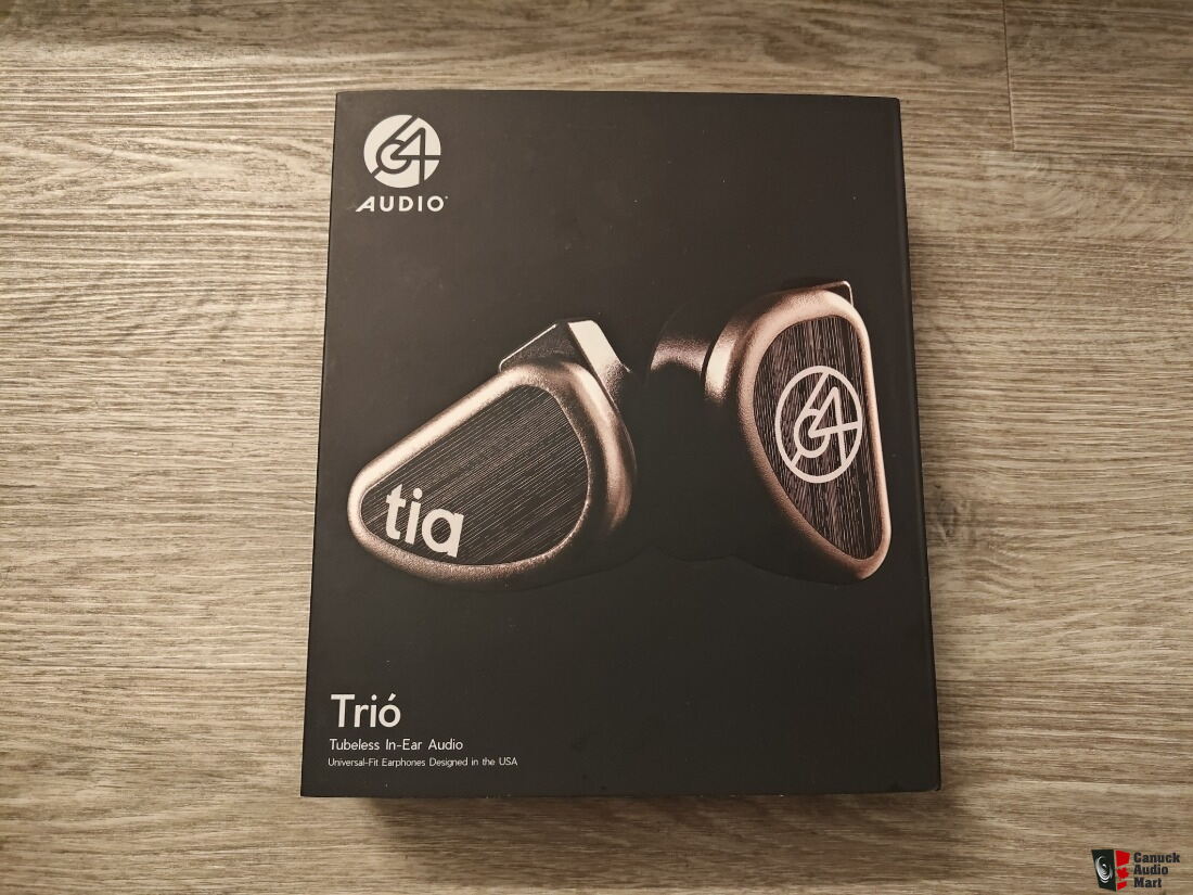 64 Audio Tia Trio Tubeless IEMs For Sale - Canuck Audio Mart