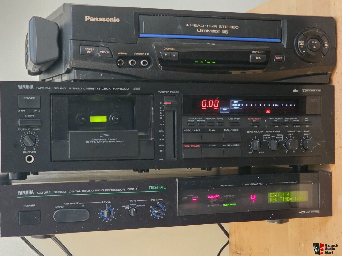 Panasonic VHS tape player/recorder For Sale - Canuck Audio Mart