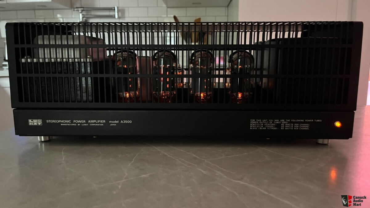 Luxman LUX LUXKIT A3500 TUBE 120 volt Amplifier,,free ontario shipping ...