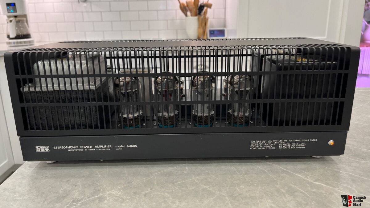 Luxman LUX LUXKIT A3500 TUBE 120 volt Amplifier,,free ontario shipping ...
