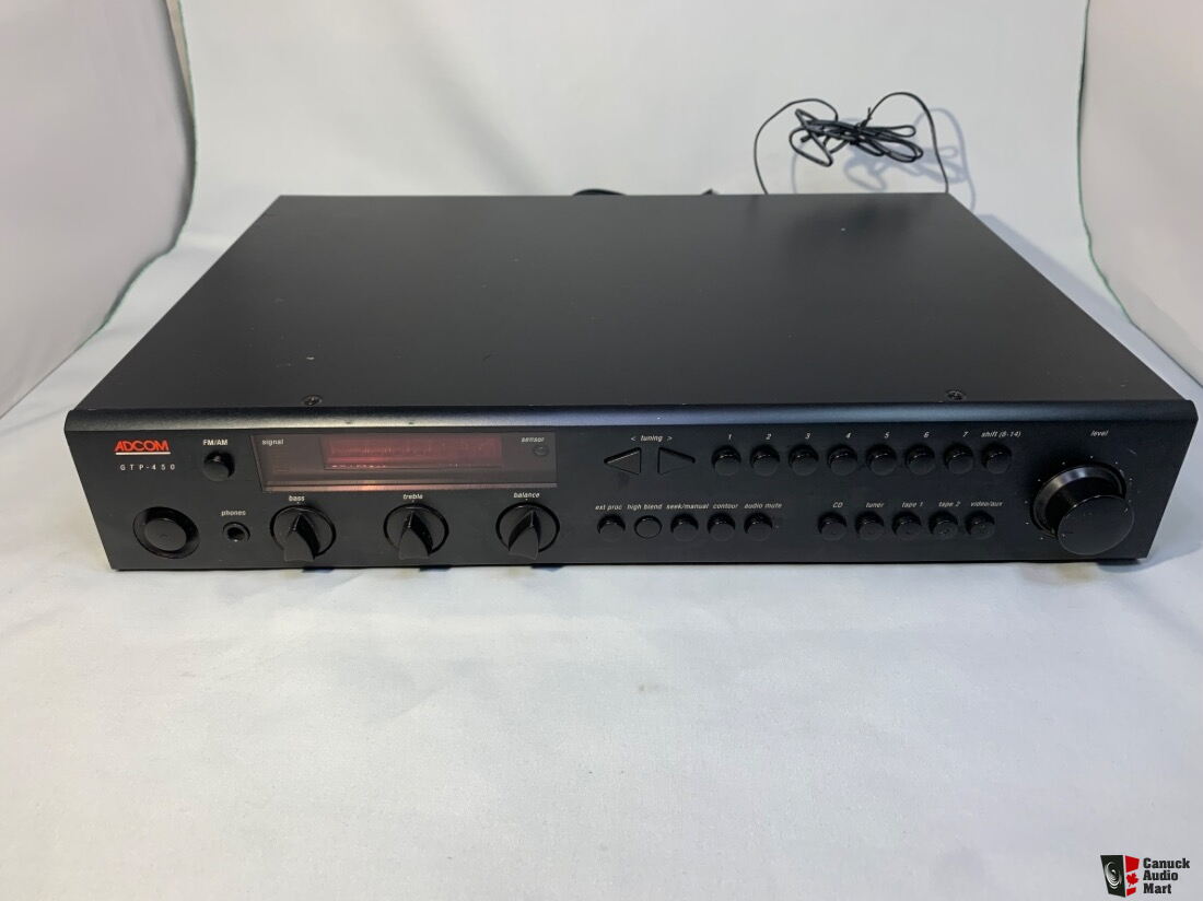Adcom GTP-450 Tuner & Preamplifier Photo #5873788 - Canuck Audio Mart