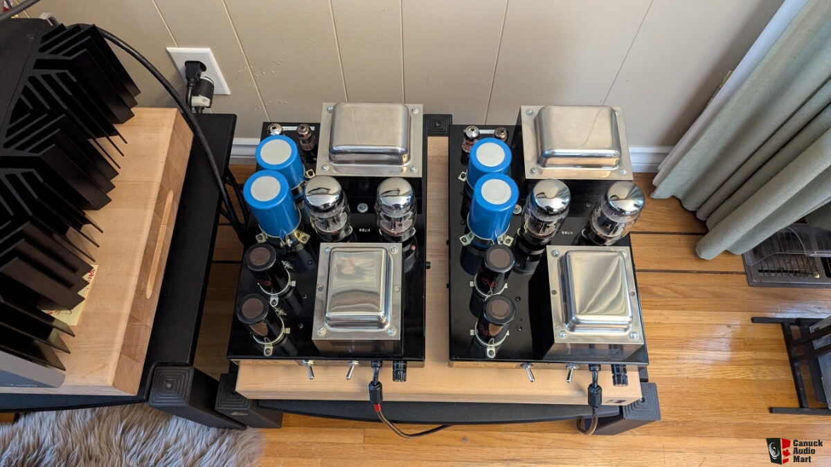 Custom KT88 Tube Monoblock Amplifiers Handcrafted by Electrical ...