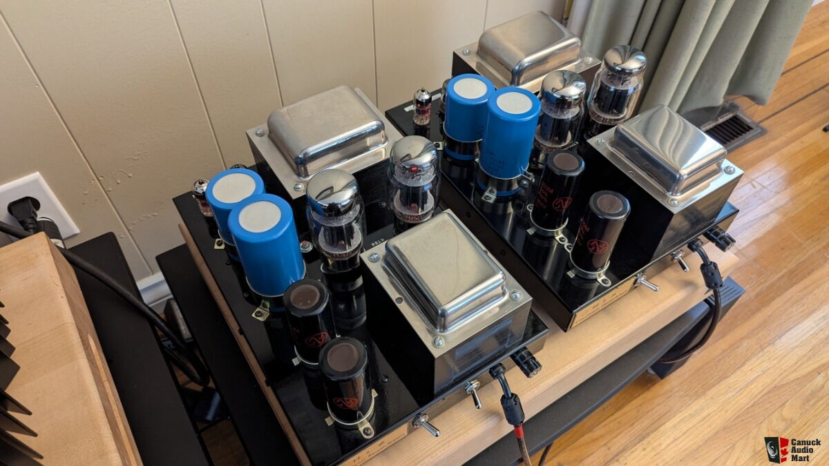 Custom KT88 Tube Monoblock Amplifiers Handcrafted by Electrical ...