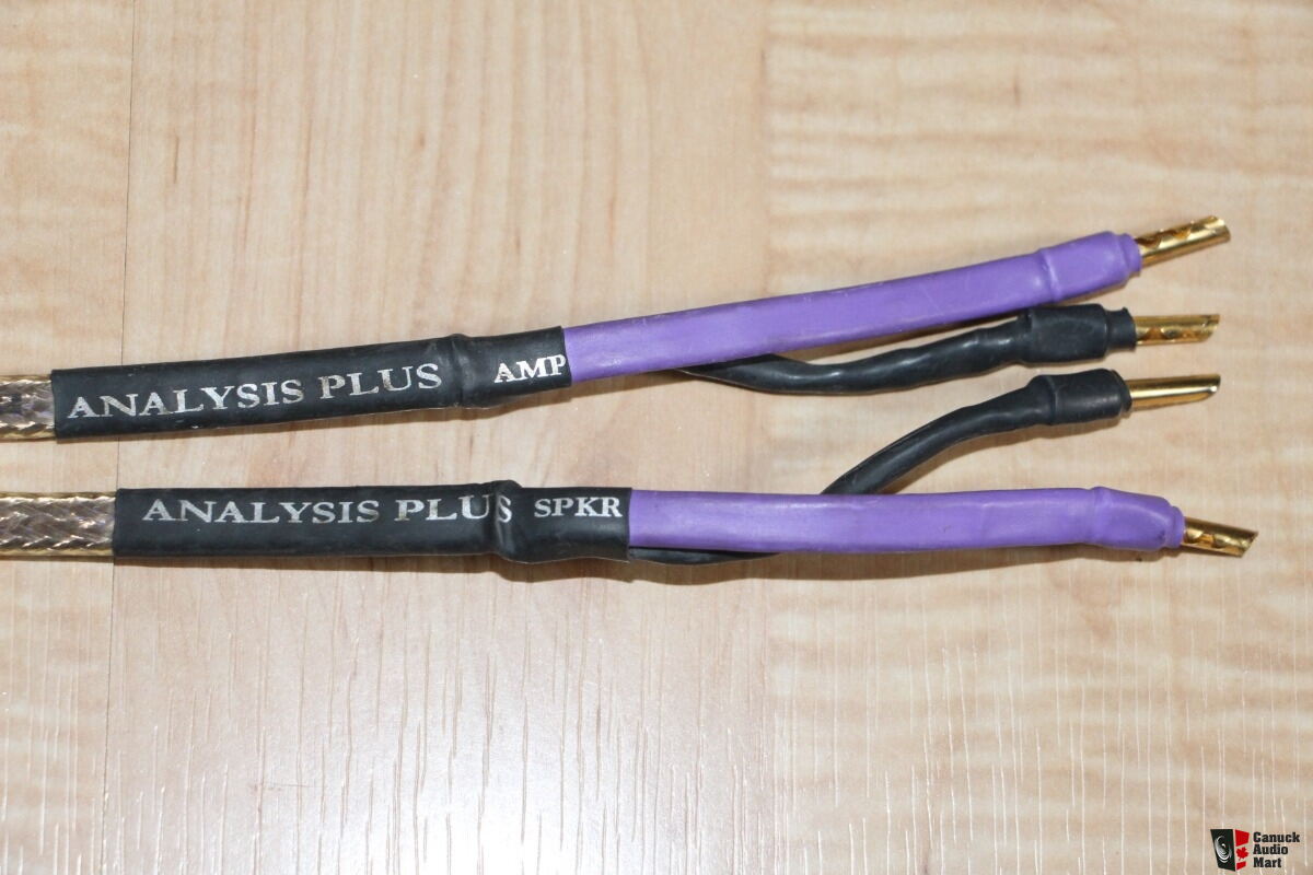 Analysis Plus Silver Oval (4ft) speaker cables Photo #5875092 - Canuck ...