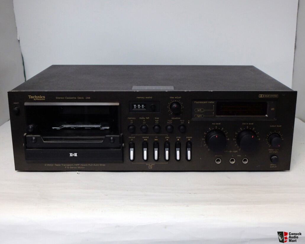 Technics Stereo Cassette Deck RS-288 $600 Photo #5881216 - Canuck Audio ...