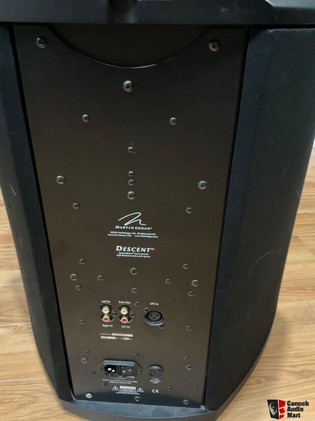 Martin logan Descent subwoofer amplifier section For Sale - Canuck ...